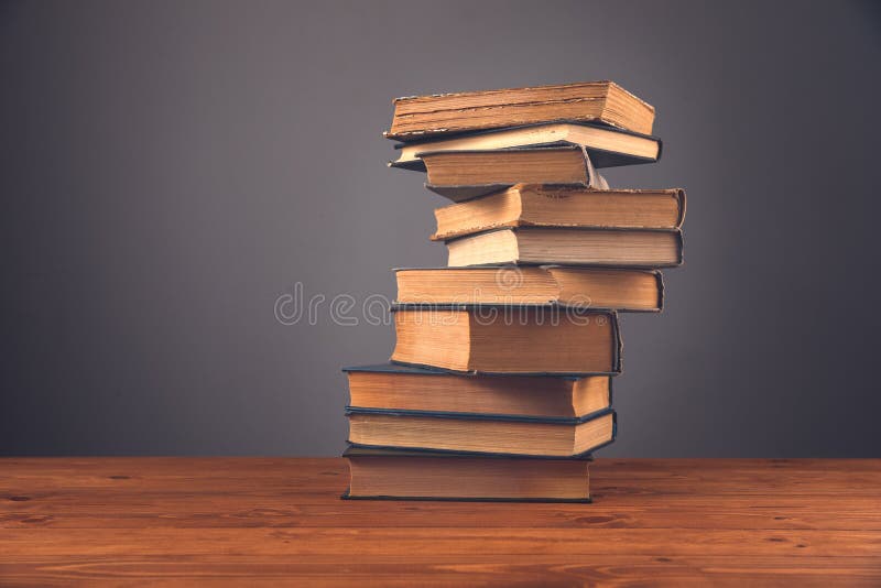 Books on top of each other stock photo. Image of document - 216014240