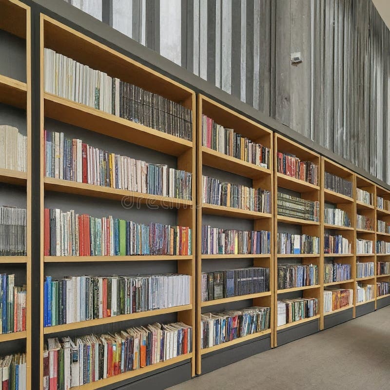 Books in a Traditional Library Stock Illustration - Illustration of ...