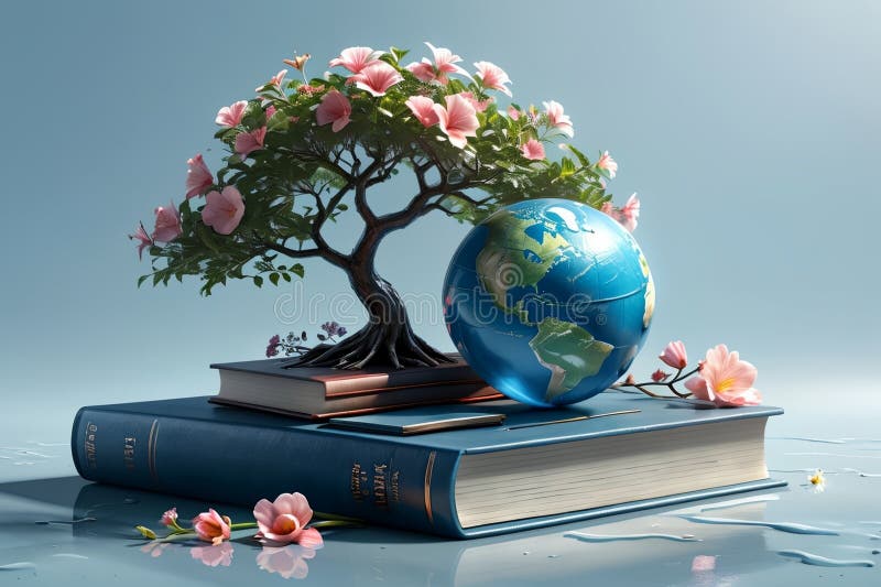 Books and Tree of Knowledge, Knowledge and Education Concept Stock ...