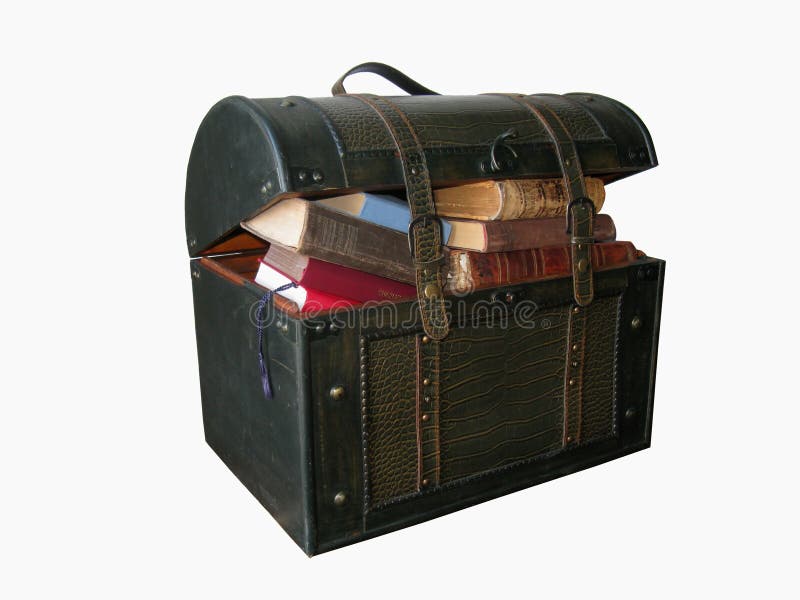Books in the trunk stock photo. Image of open, adventure - 18652376