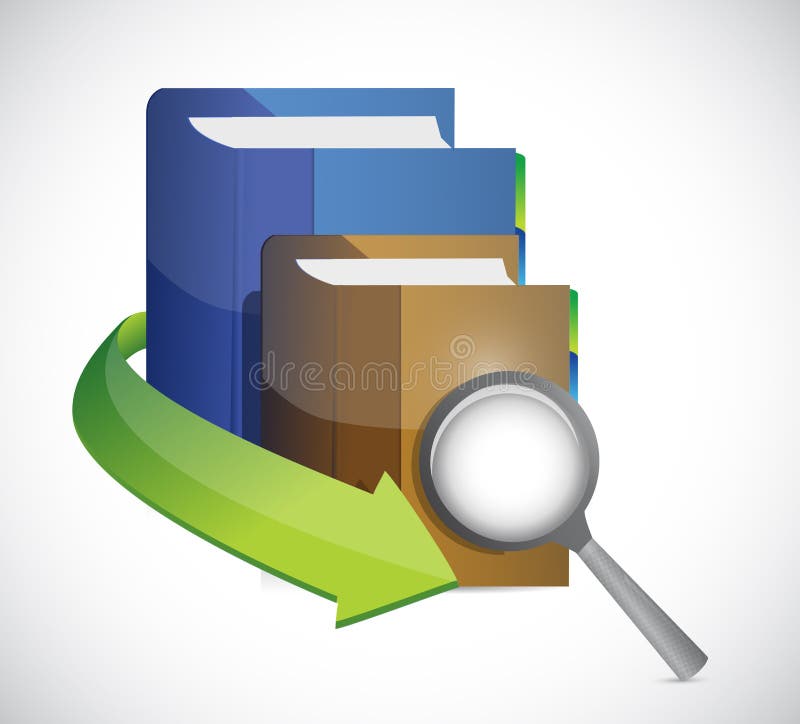 Books under a tree stock illustration. Illustration of grass - 25998734