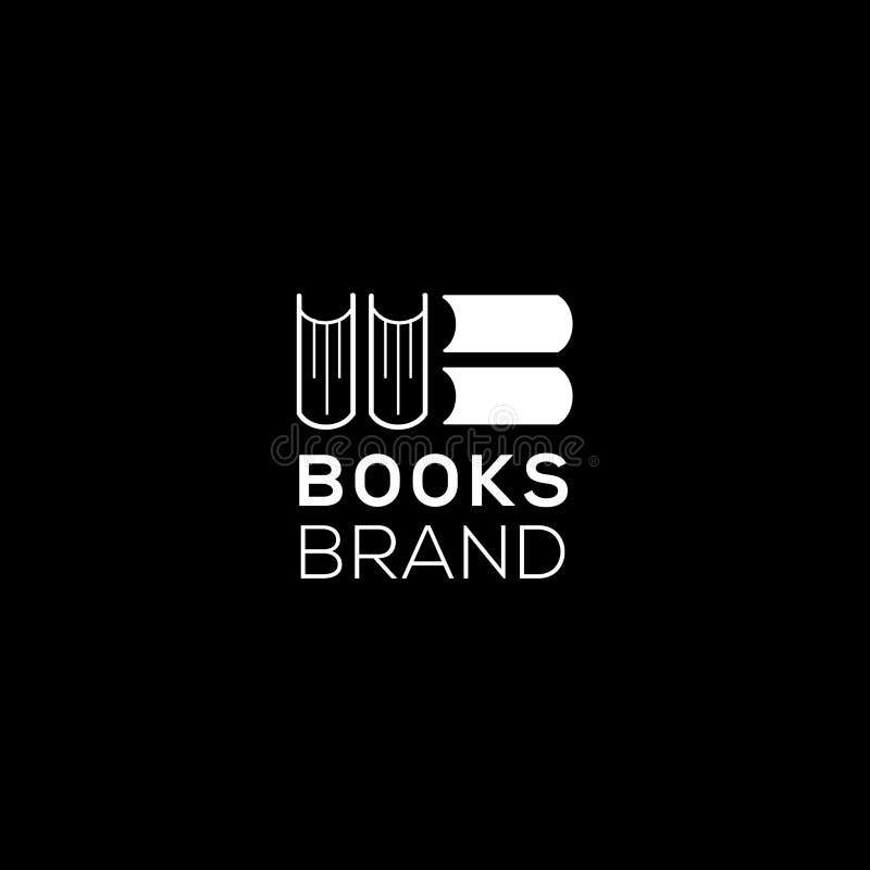 Books vector logo stock vector. Illustration of style - 90822016