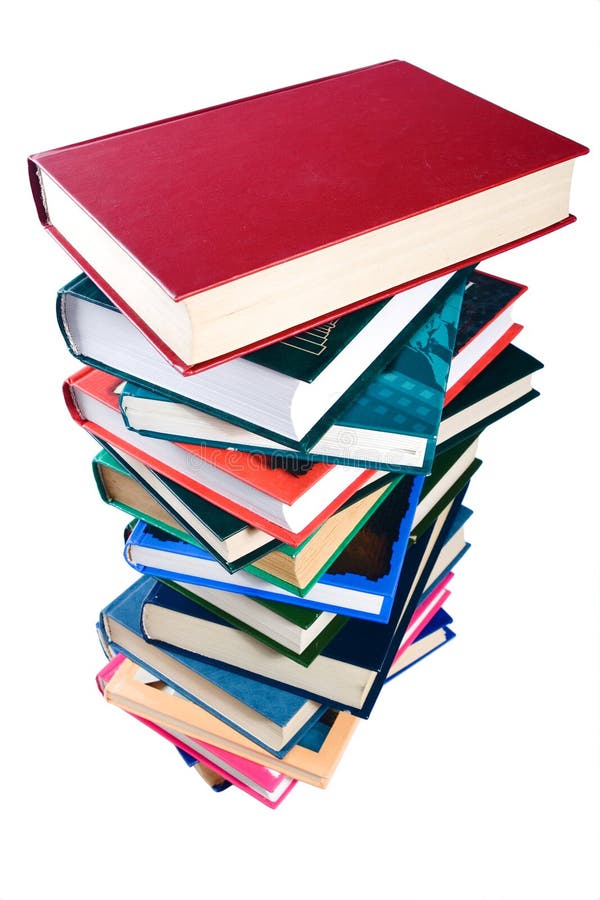 Stack of School Textbooks College Study Books Stock Photo - Image of ...