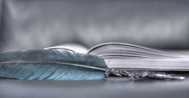 Books Written with Ancient Pens Stock Photo - Image of education ...