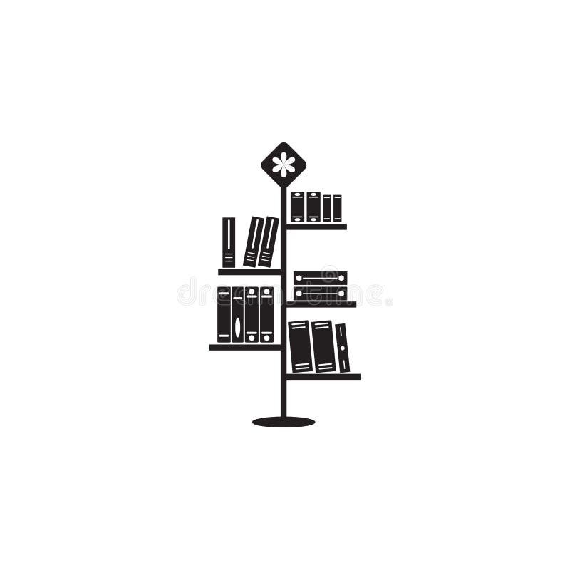 Bookshelf Illustration. Element of Library Icon for Mobile Concept and ...
