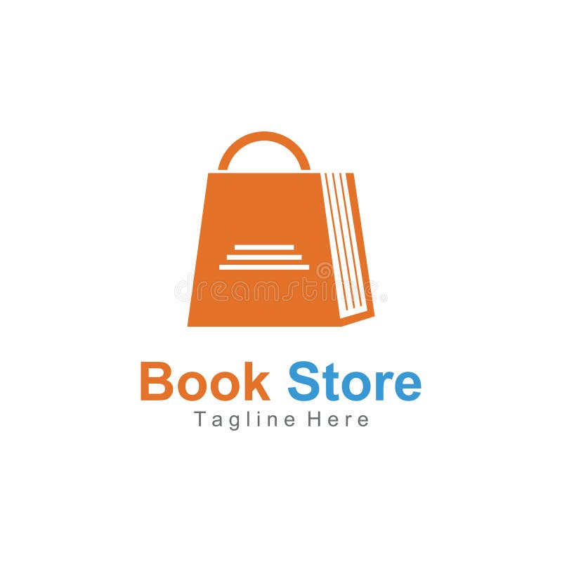 Bookstore Logo Template Vector Illustration Stock Vector - Illustration ...