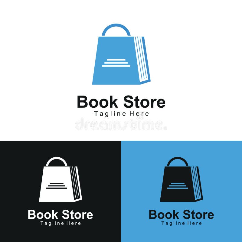 Bookstore Logo Template Vector Illustration Stock Vector - Illustration ...