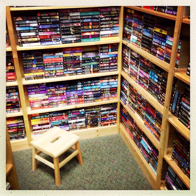 Bookstore with used books editorial stock image. Image of collecting ...