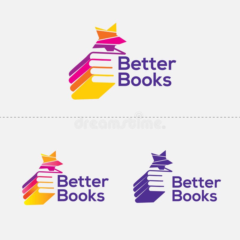 Bookstore Vector Logo.Library Logo.Books Logo Stock Vector ...