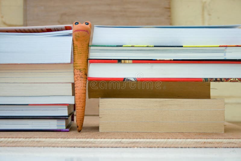 Bookworm stock photo. Image of education, mouth, study - 21755274