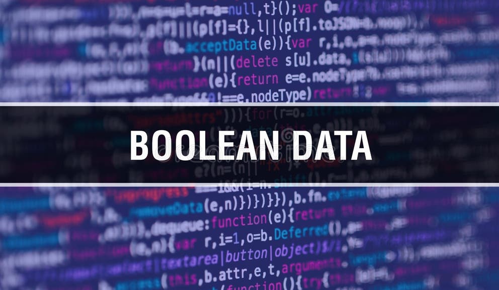 Boolean Data With Abstract Technology Binary Code Backgrounddigital