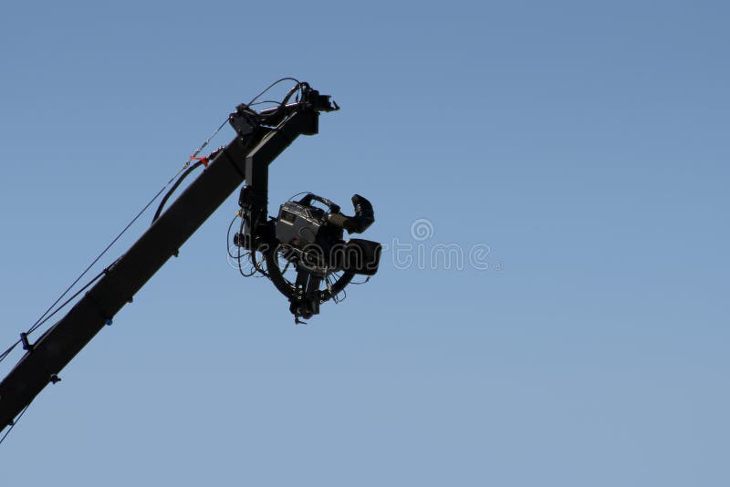 Boom Arm Camera 2 stock image. Image of broadcast, show - 733071
