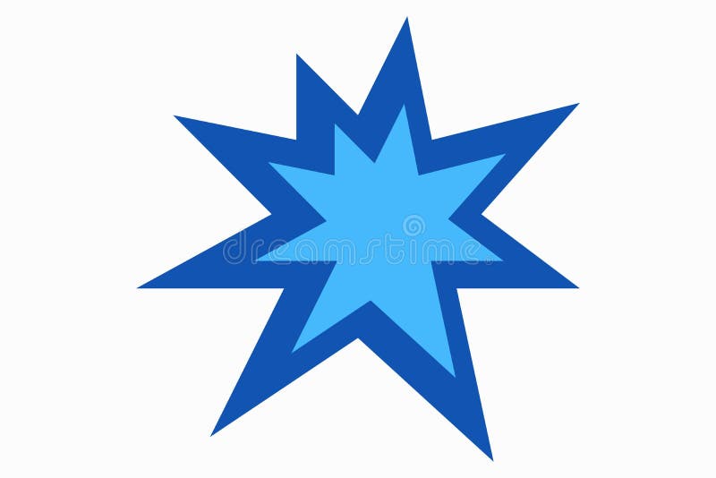 Boom blue icon stock illustration. Illustration of blue - 254531612
