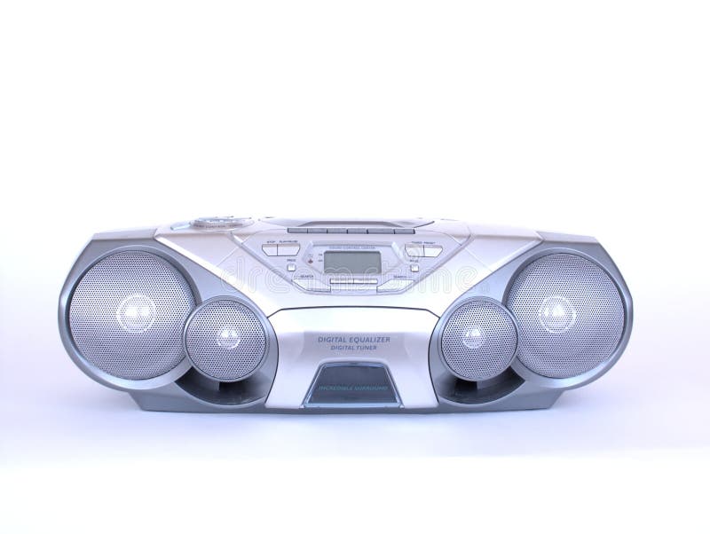 Boom Box stock image. Image of radiogramme, dial, tunes - 273775