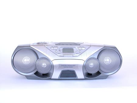 Boom Box stock image. Image of radiogramme, dial, tunes - 273775