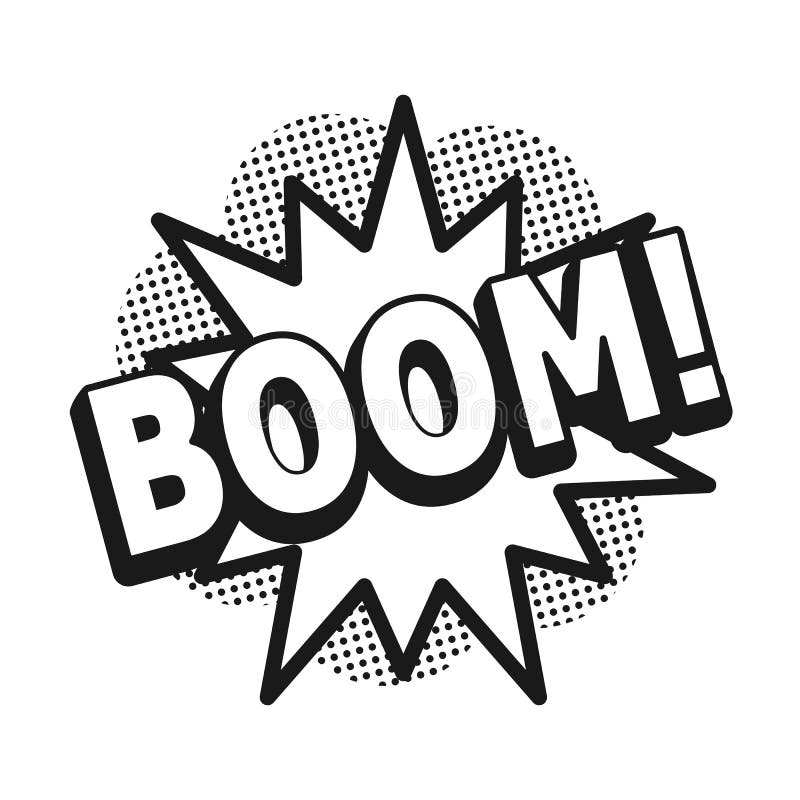 Boom Comic Explosion Vector Stock Vector - Illustration of punch ...