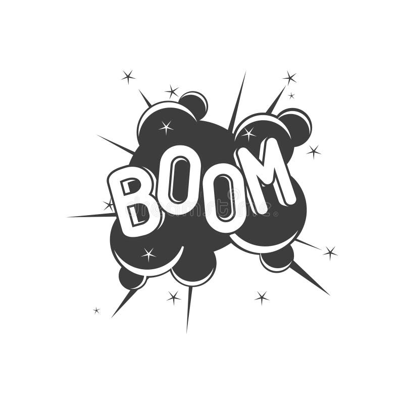 Boom comic explosions stock vector. Illustration of comic - 356177858