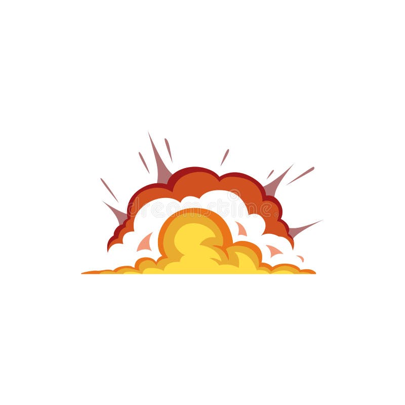 Boom Effects, Explode Destruction of Nuclear Bomb Stock Vector ...