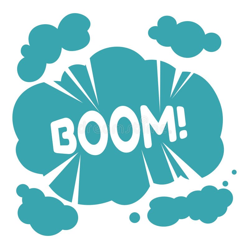 Boom Expression, Sticker or Emoji or Explosion Stock Vector ...