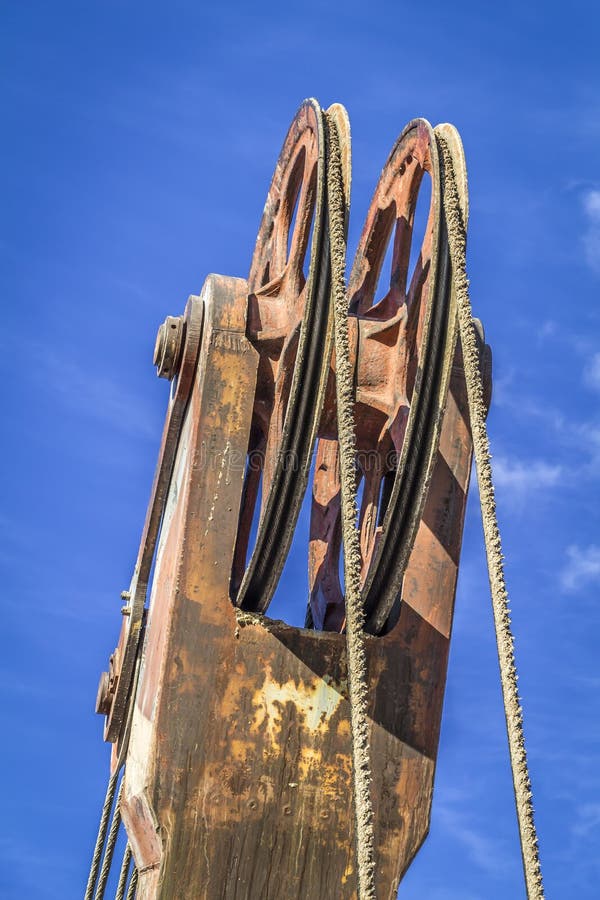 Boom hoist closeup stock photo. Image of picking, objects - 74629294