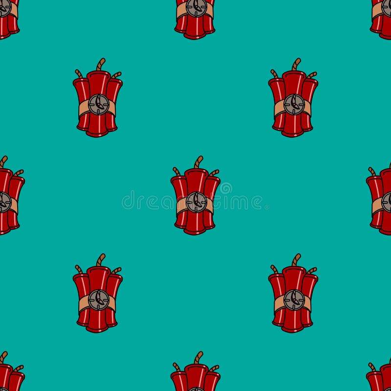 Boom seamless pattern stock vector. Illustration of element - 142915959