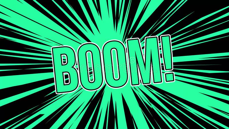 Boom! Text Animation Background V04 Stock Footage - Video of special ...