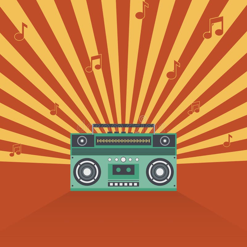 Boom Box Retro Stock Illustrations – 20,887 Boom Box Retro Stock ...