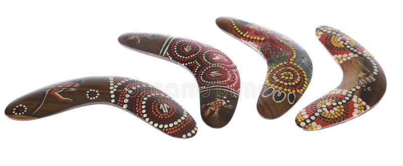 Boomerang (Australia Aboriginal) Stock Image - Image of tribe, kangaroo ...
