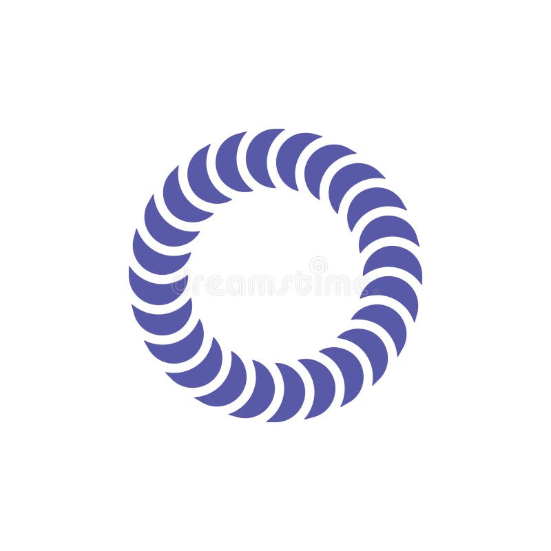 Boomerang Circle Frame Logo, Representing a Cheerful, Rolling, Forward ...