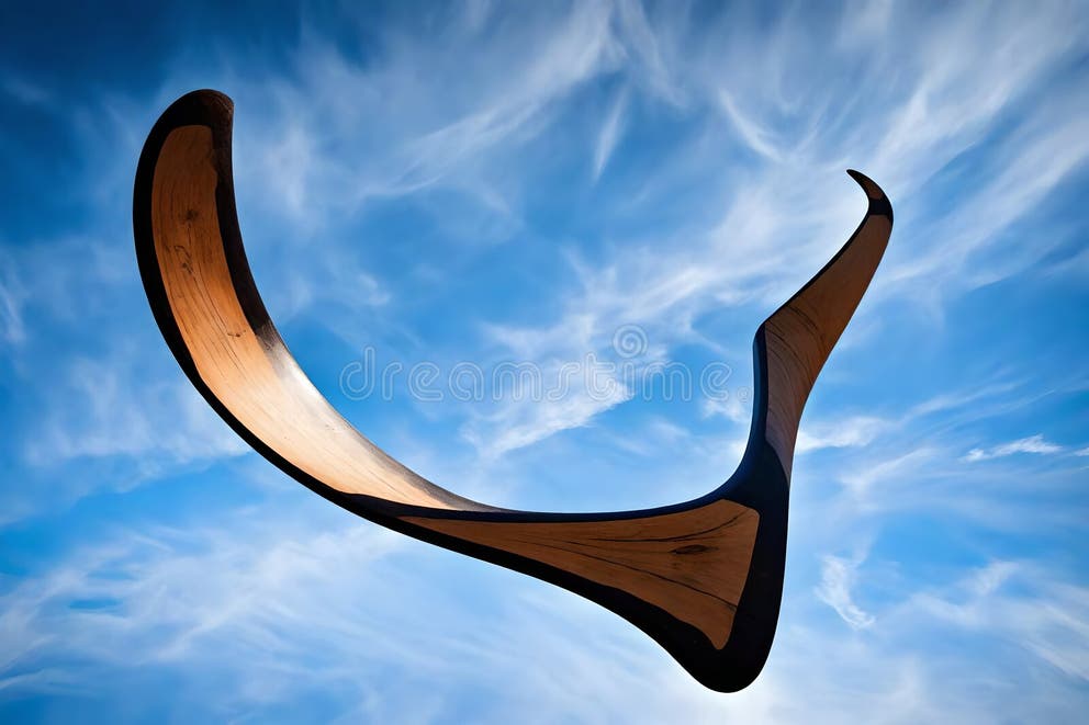 A boomerang in flight stock image. Image of medal, bicycle - 291769603