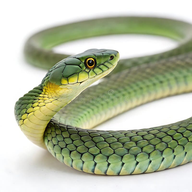 Boomslang in Transparent Background Closeup of a Boa Constrictor ...