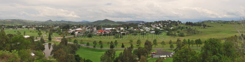 Boonah stock image. Image of town, panorama, country, range - 7451421