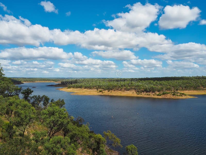 Boondooma Dam in Queensland, Australia Stock Photo - Image of lake ...