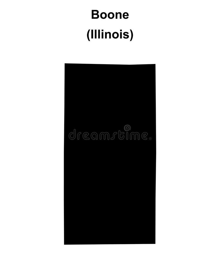 Boone outline map stock vector. Illustration of west - 360779078