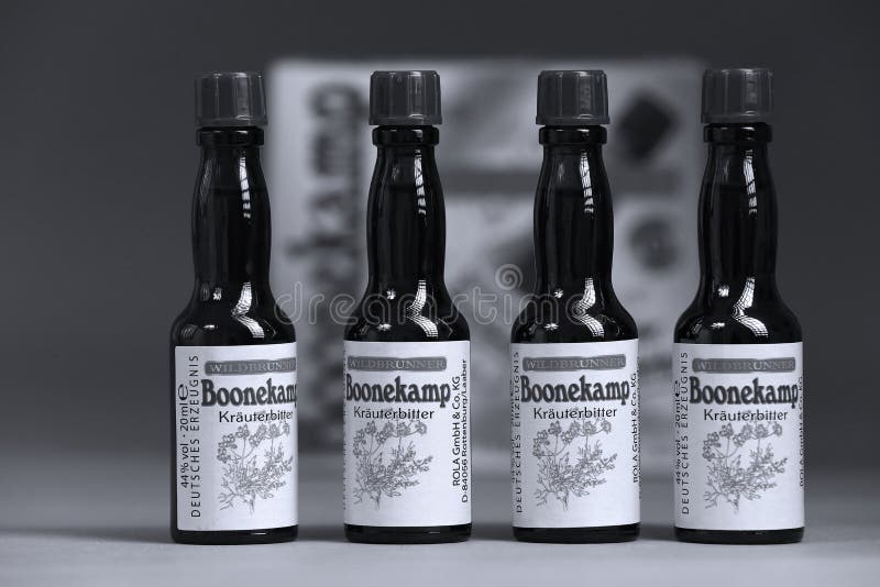 Boonekamp Bitter, Mini Bottle Editorial Stock Photo - Image of pack ...