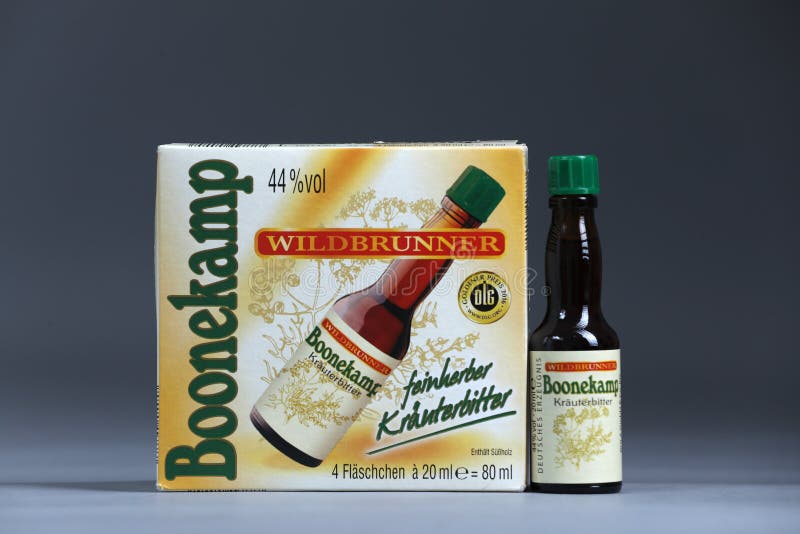 Boonekamp Bitter, Mini Bottles Editorial Photo - Image of copy, mini ...