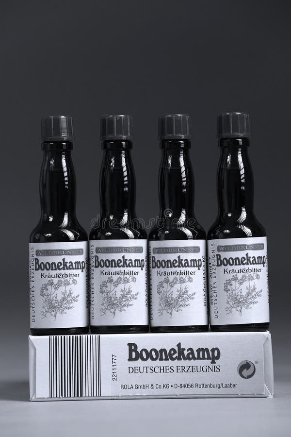 Boonekamp Bitter, Mini Bottle Editorial Stock Image - Image of bottle ...