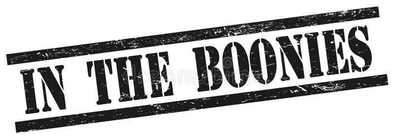 In the BOONIES Text on Black Grungy Rectangle Stamp Stock Illustration ...