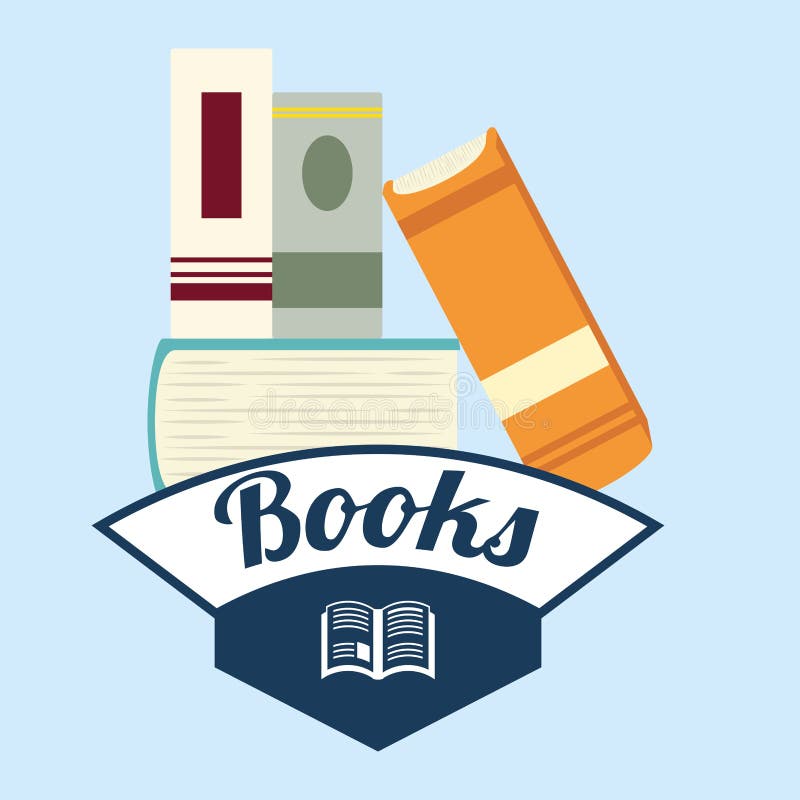 Boooks design stock vector. Illustration of copybook - 59045649