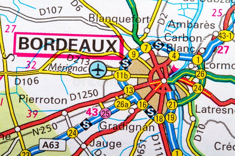 Boordeaux Map Stock Photos - Free & Royalty-Free Stock Photos from ...