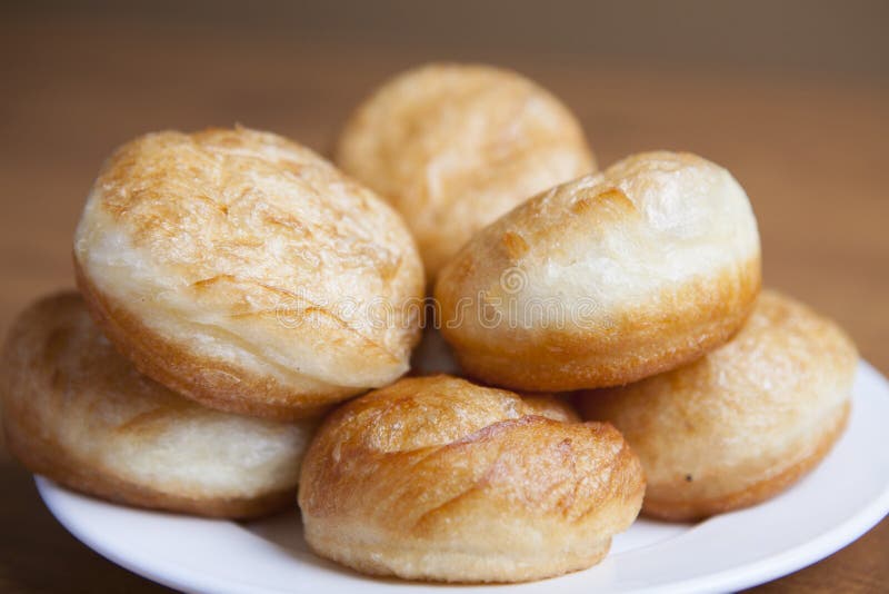 Boortsog - a Traditional Dish of Nomads Cattle-farmers Stock Photo ...