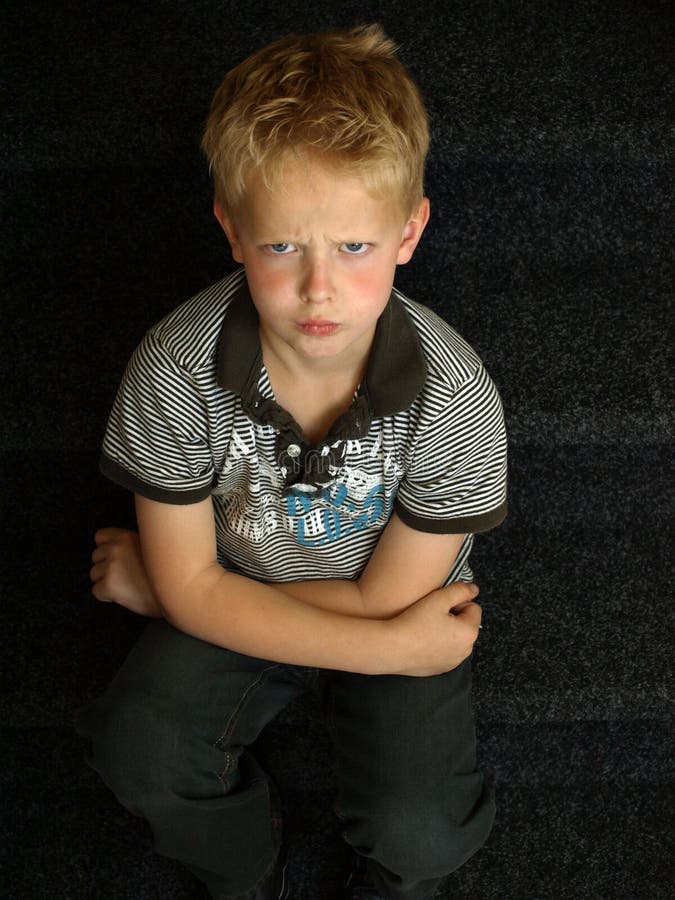 Boos kind stock afbeelding. Image of navigatie, camera - 19928229