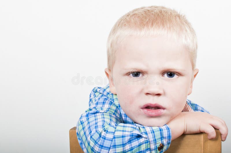 Boos kind stock foto. Image of eenzaamheid, probleem - 35047952