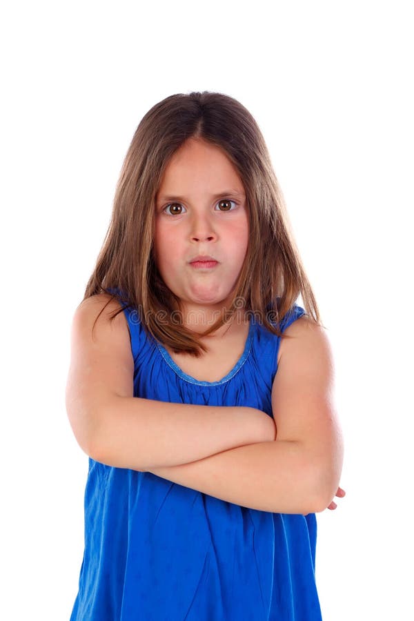 Ik Ben Boos Op Je. Kleine Broer En Zus Voelen Zich Boos Stock Foto ...