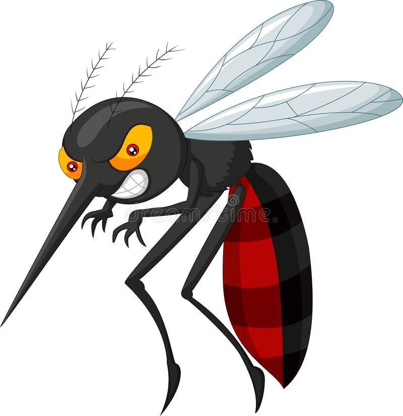 Insect, vlieg en mug vector illustratie. Illustration of vector - 45460000