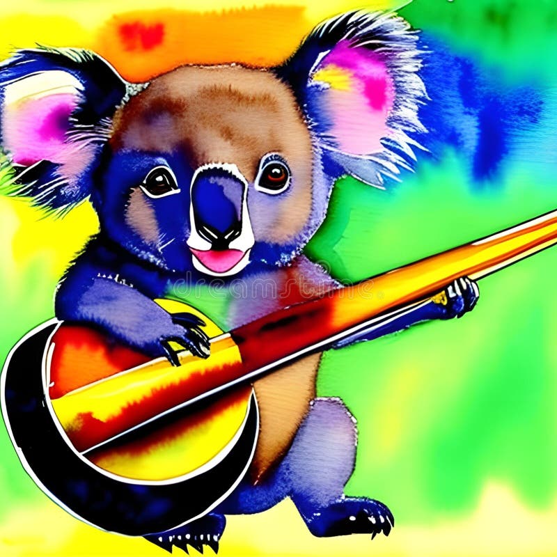 Banjo Animal Stock Illustrations – 166 Banjo Animal Stock Illustrations ...