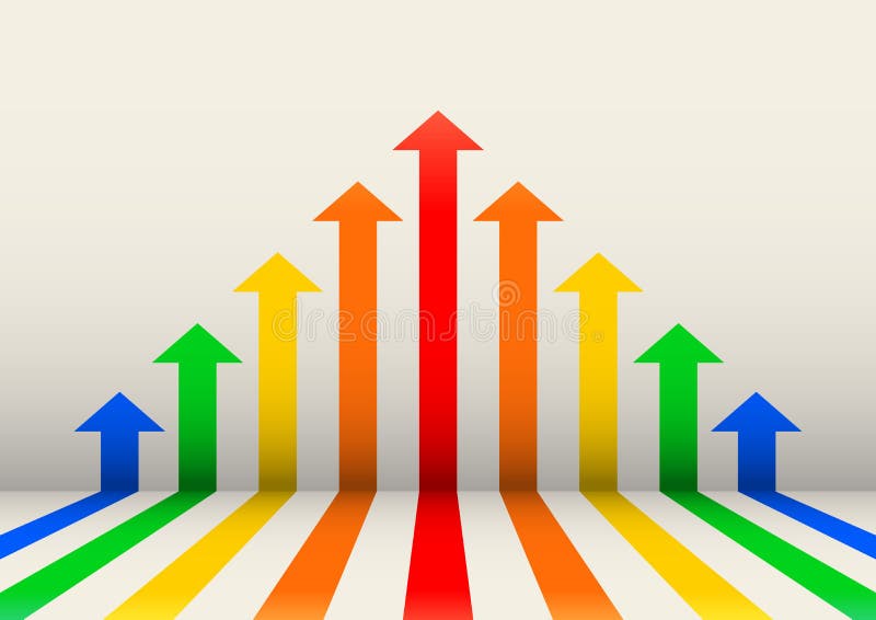 Boost arrows stock illustration. Illustration of graphic - 34524185