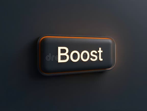 Boost Button Glowing on Dark Background: Increasing Performance and ...