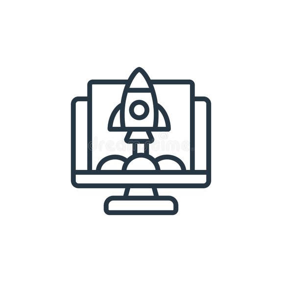 Boost Icon Vector from Seo and Website Concept. Thin Line Illustration ...