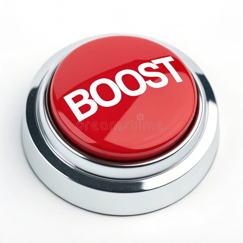 Boost Isolated on Transparent Background Stock Illustration ...